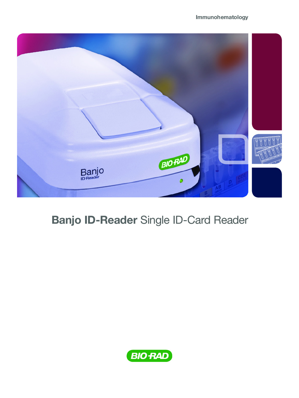 Banjo ID-Reader - Bio-Rad Immunohematology